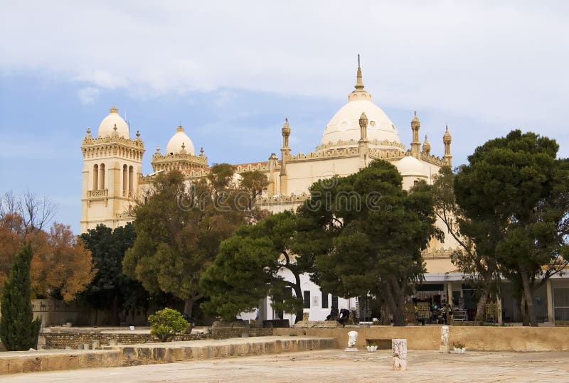 Tunisia. Ancient Carthage - Byrsa Hill Stock Image - Image of landscape ...