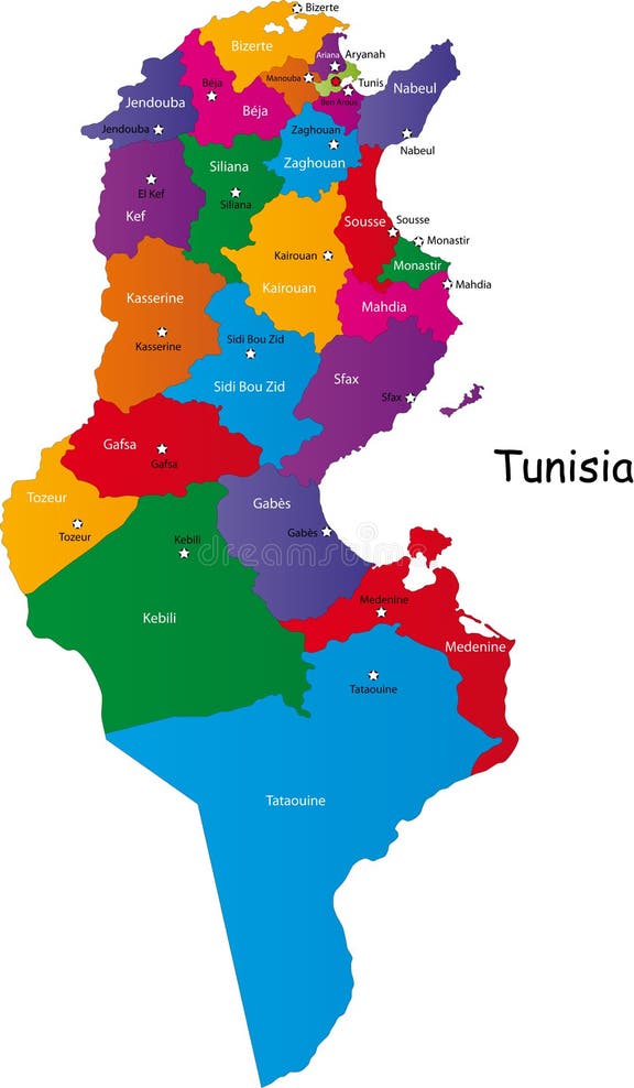 Tunisia Map Black Stock Illustrations – 689 Tunisia Map Black Stock ...