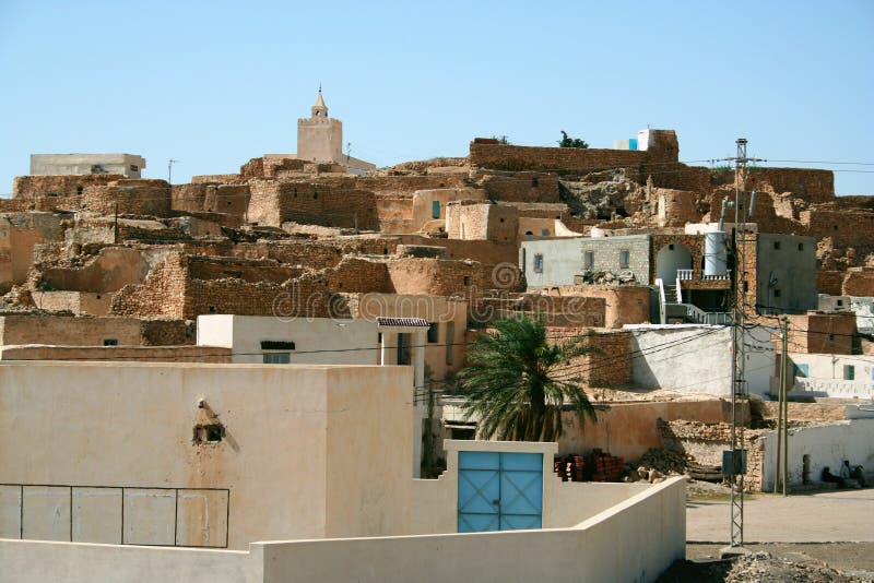 Matmata town in Tunisia stock image. Image of home, scenic - 35817331