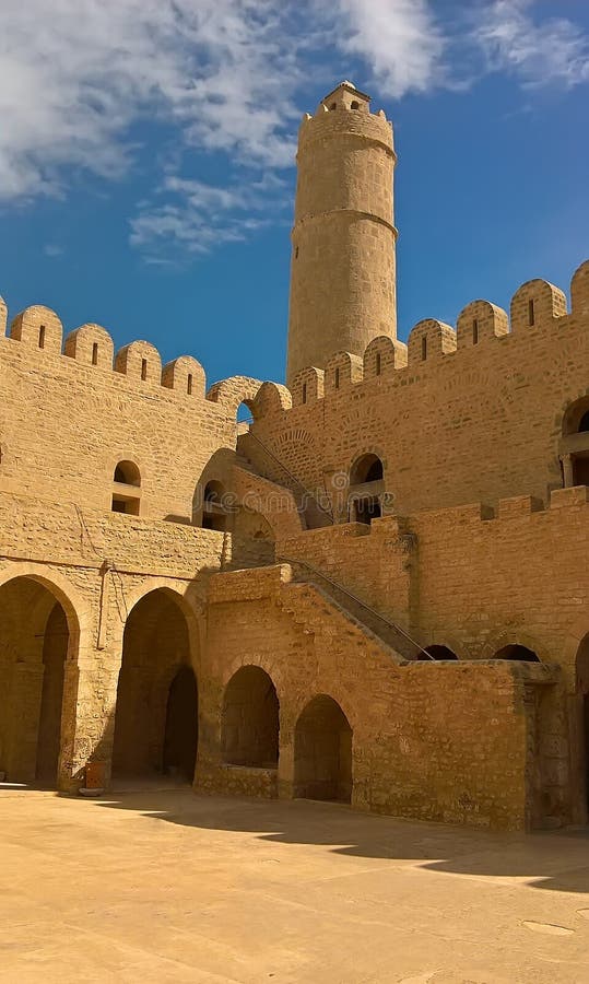 Tunisia, Sousse. September 19, 2016. Ancient Arab Fortress in Tunisia ...
