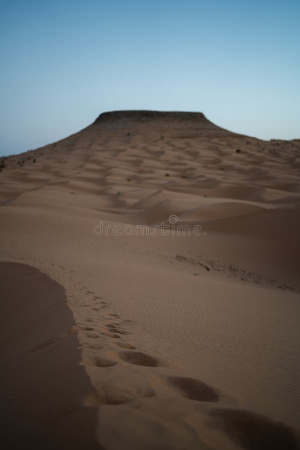 Tunisian Desert stock image. Image of hiking, east, clouds - 260066903