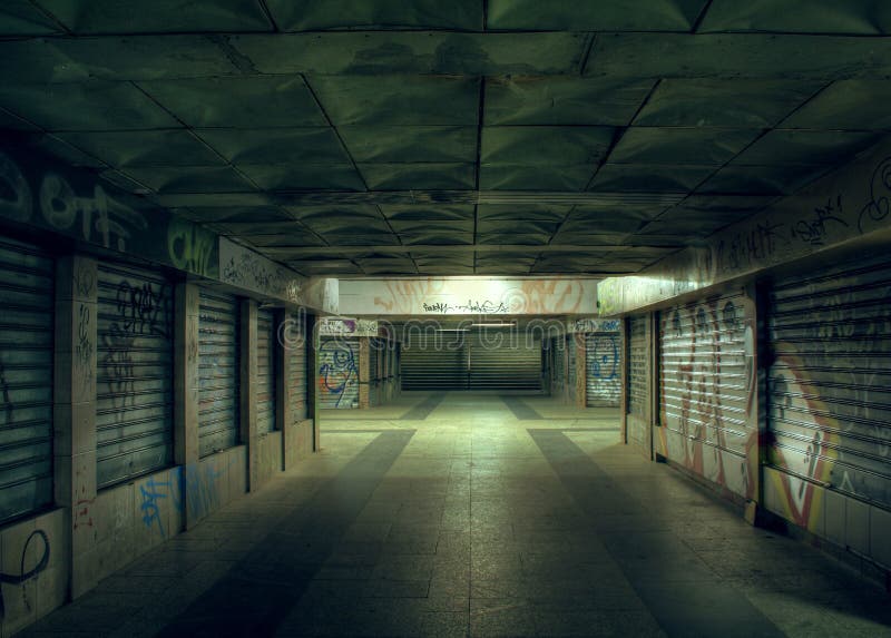 Futuristic tunnel stock photo. Image of green, blue, future - 2026268