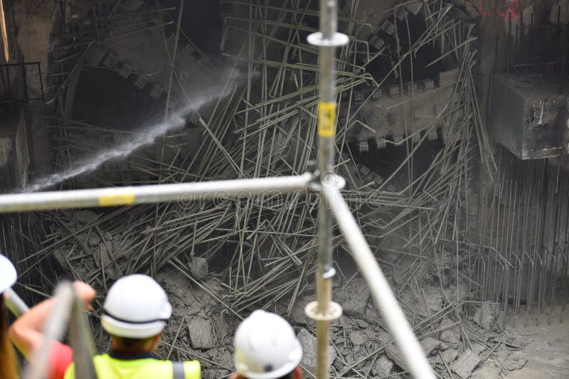 Tunnel Boring Machine in Action Stock Image - Image of industrial ...