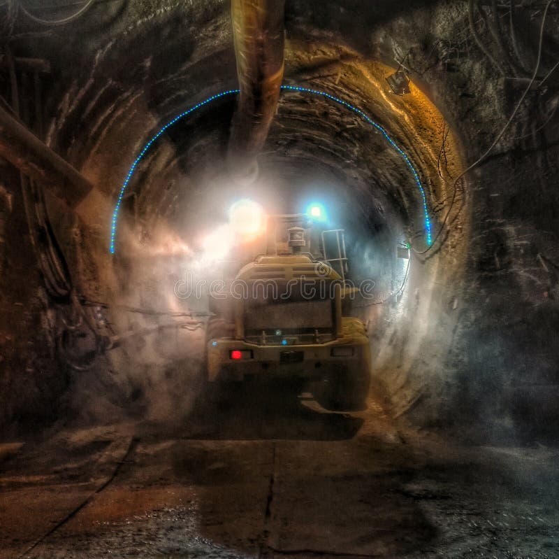 Tunnel Excavation Construction Site 3 Stock Photo - Image of hole ...