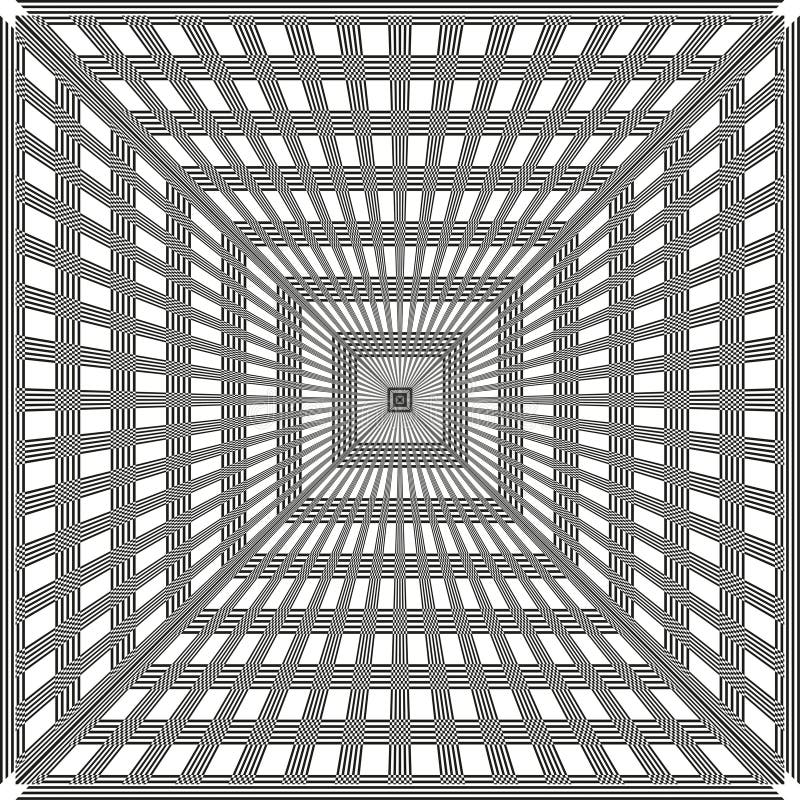 Geometric Infinite Tunnel Background Stock Illustrations – 1,588 ...