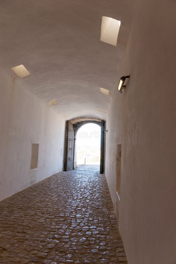 An Tunnel in an House with Light at the End Stock Photo - Image of ...