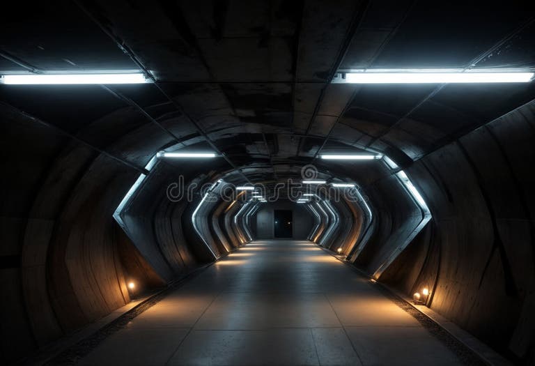 A Tunnel Made of Blob and Fold Architecture, Designed Parametrically ...