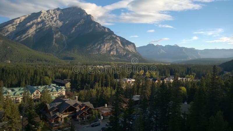 Tunnel mountain banff stock image. Image of banff, filter - 76819333