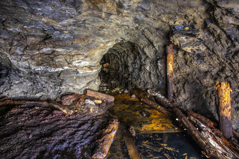 Old gold mine stock photo. Image of deep, dirt, goldmine - 135134140
