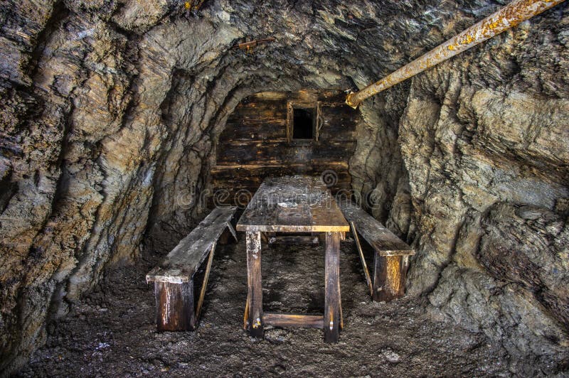 Old gold mine stock image. Image of dark, adventure - 135134433