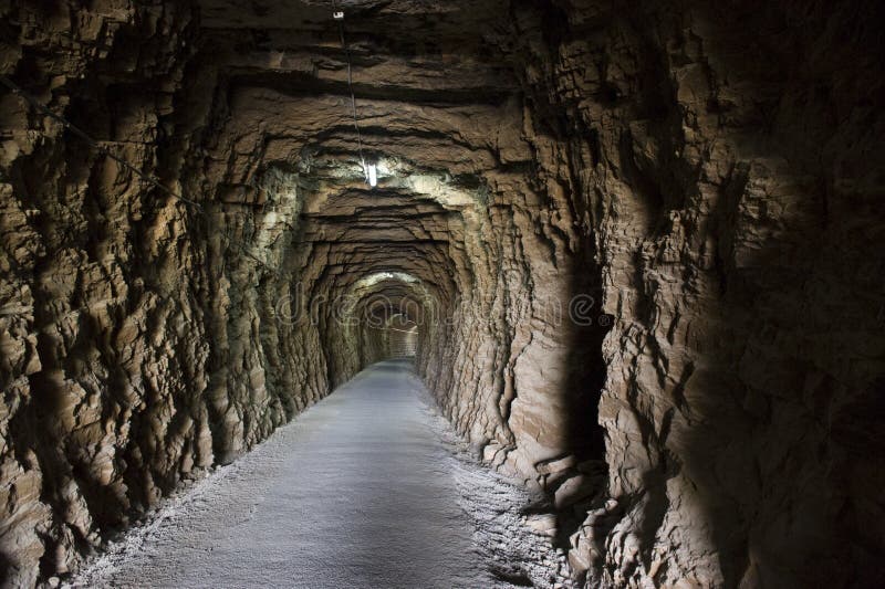 Tunnel rock stock photo. Image of tunneling, interior - 16930754