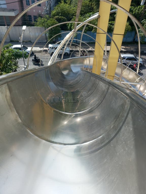 Tunnel Slide in university editorial stock photo. Image of city - 262778983