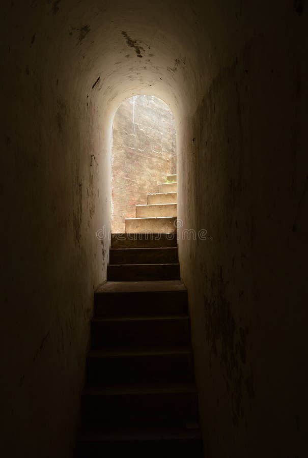 Tunnel stock photo. Image of stair, flash, cavity, windingstaircase ...