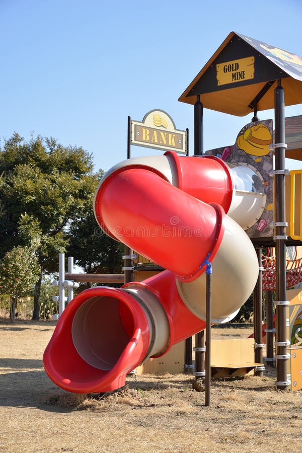 Twisted slide with water stock photo. Image of slide - 42667354