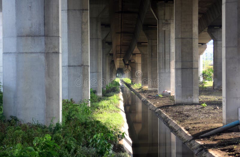 Tunnel under freeway stock photo. Image of tunnel, bridge - 14757352