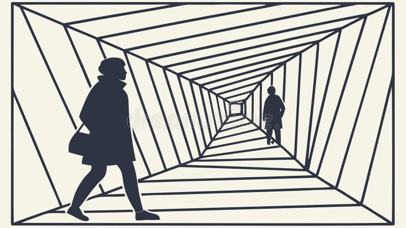 Tunnel Vision, Focused Path, Vector Design Generative AI Stock Vector - Illustration of designs ...