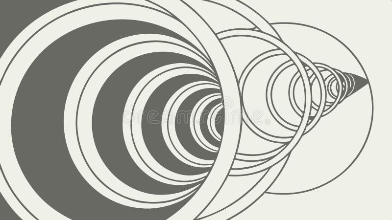 Tunnel Vision Perspective, Abstract Depth and Optical Illusion Vector ...