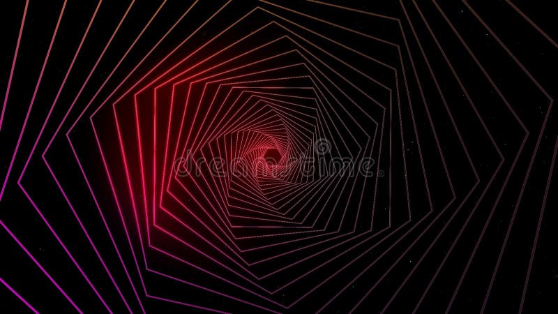 Tunnels Background Shape Animation Effect Overlay Stock Video - Video ...