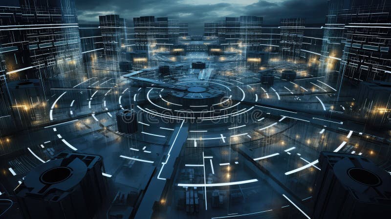 Tunnels data silo stock illustration. Illustration of redundancy ...