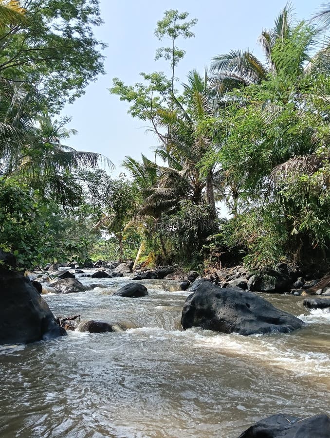 Tuntang River in Jelog Tuntang Central Java Indonesia Stock Image ...
