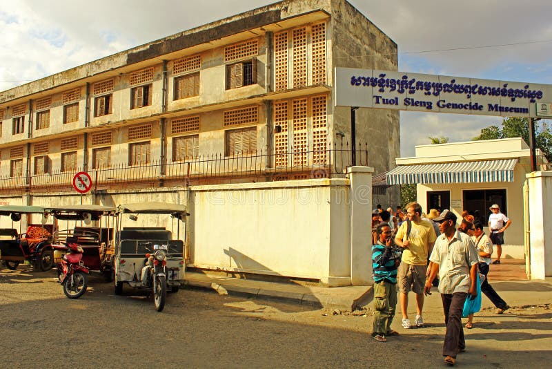 Tuol Sleng Prison, Phnom Penh Editorial Photo - Image of exit, horror ...