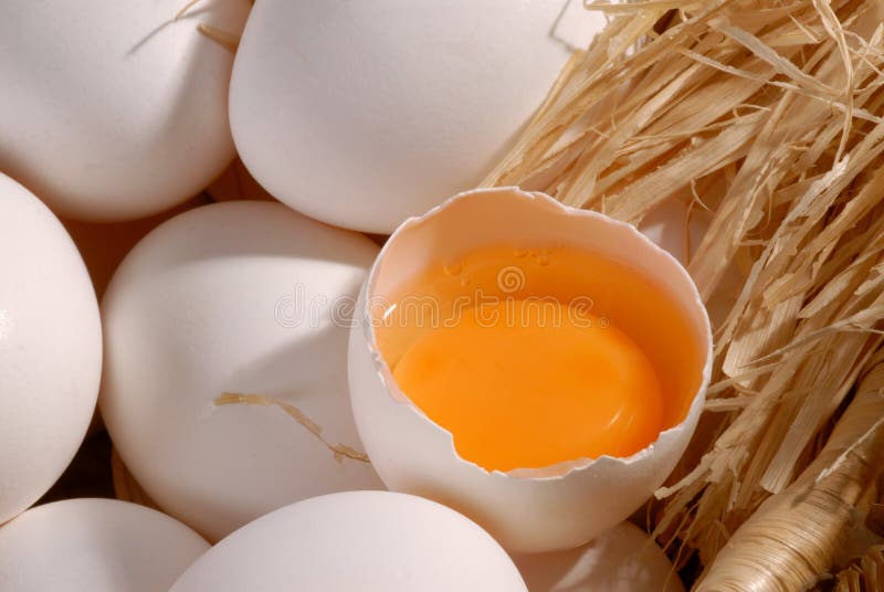 Tuorlo di un uovo immagine stock. Immagine di aprile - 23737753