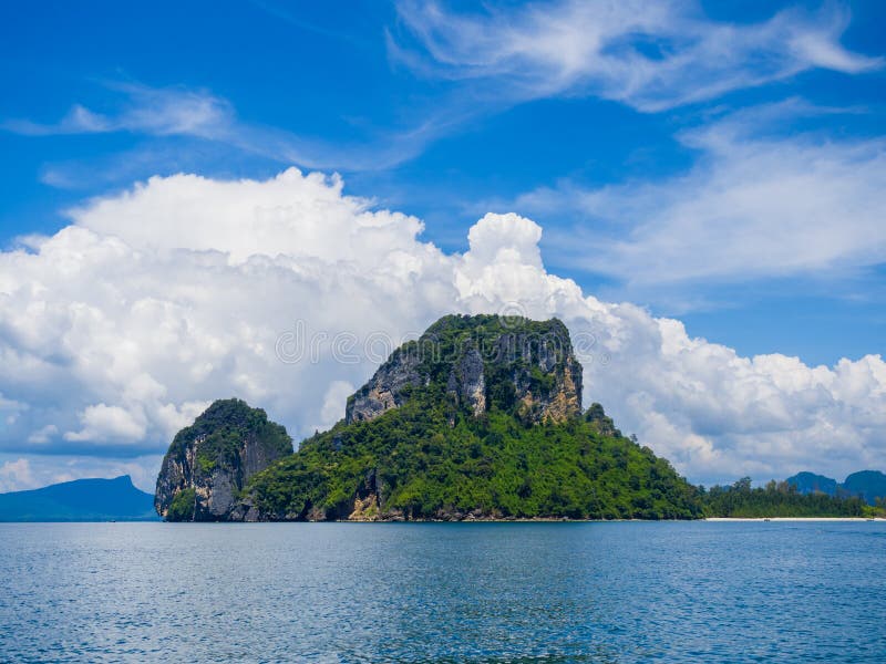 The Tup island in Krabi T stock photo. Image of beauty - 48628152