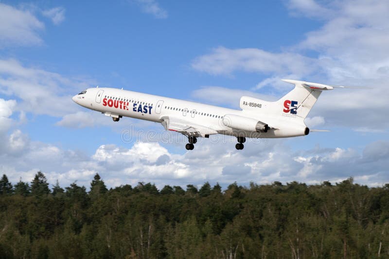 Tupolev Tu-154 Jet Aircraft Editorial Photography - Image of commercial ...