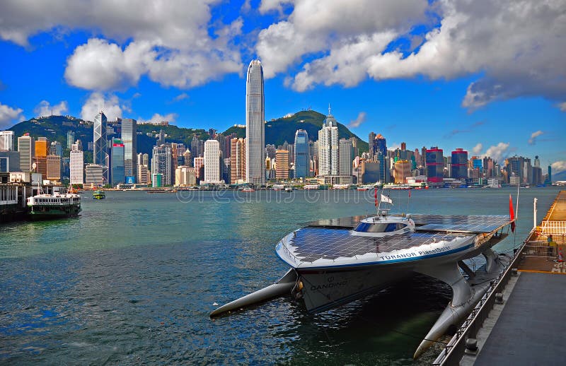 Turanor planetsolar yacht editorial photo. Image of cruise - 20767316