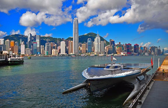 Turanor planetsolar yacht editorial photo. Image of cruise - 20767316