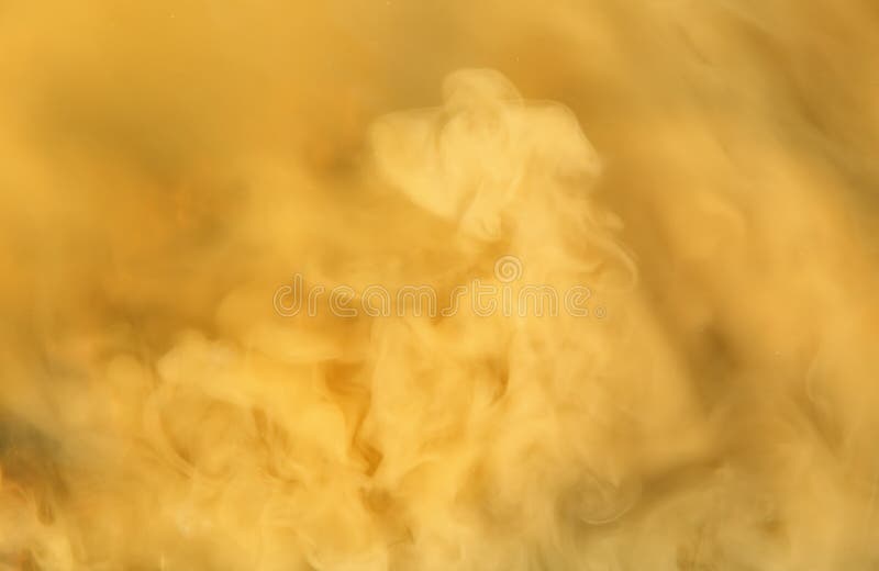 Turbid Water and Smoke Effect. Computer Collage. Brown Background ...