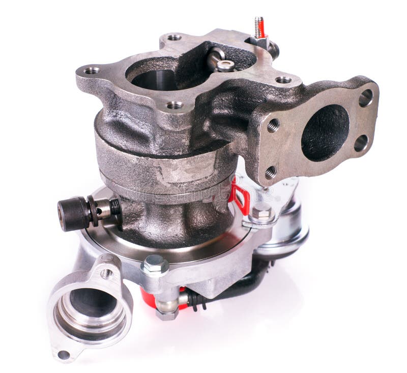 Turbina Do Carro Isolada No Branco Imagem de Stock - Imagem de branco ...