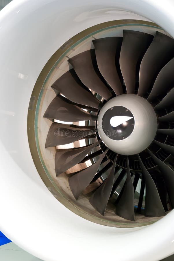 Jet engine blades stock photo. Image of golden, engineering - 21810772