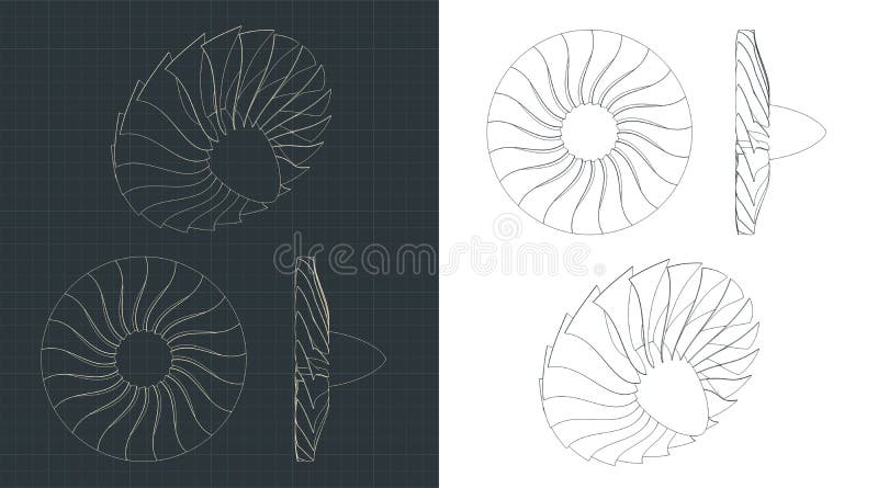 Gas Turbine Blueprint Stock Illustrations – 90 Gas Turbine Blueprint ...