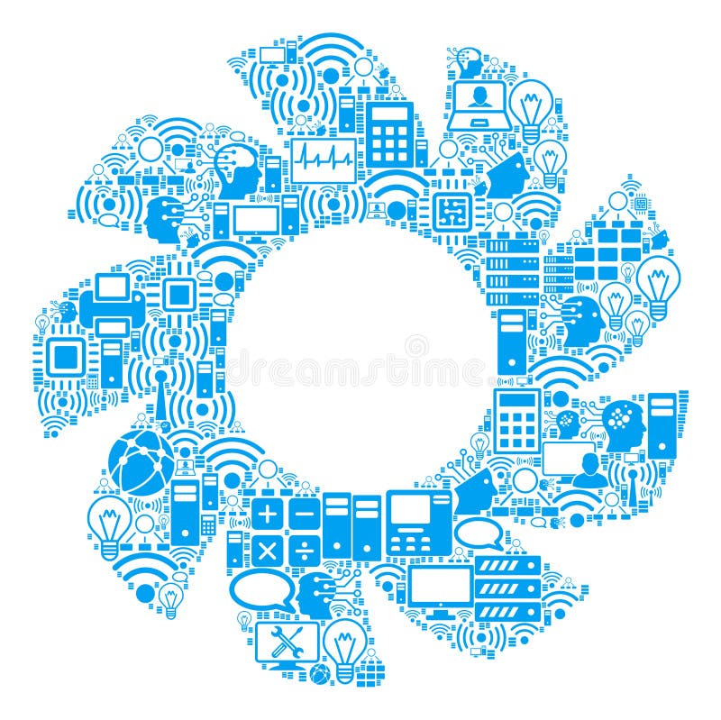 Turbine Composition Icon for BigData and Computing Stock Vector ... Turbine Composition Icon for BigData and Computing Stock Vector ...