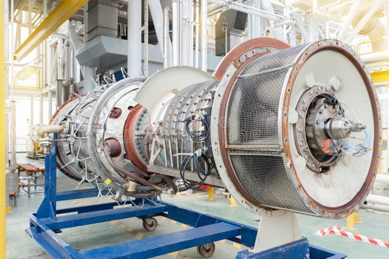 Gas Turbine Compressor For Power Generation On The Offshore Platform Of ...