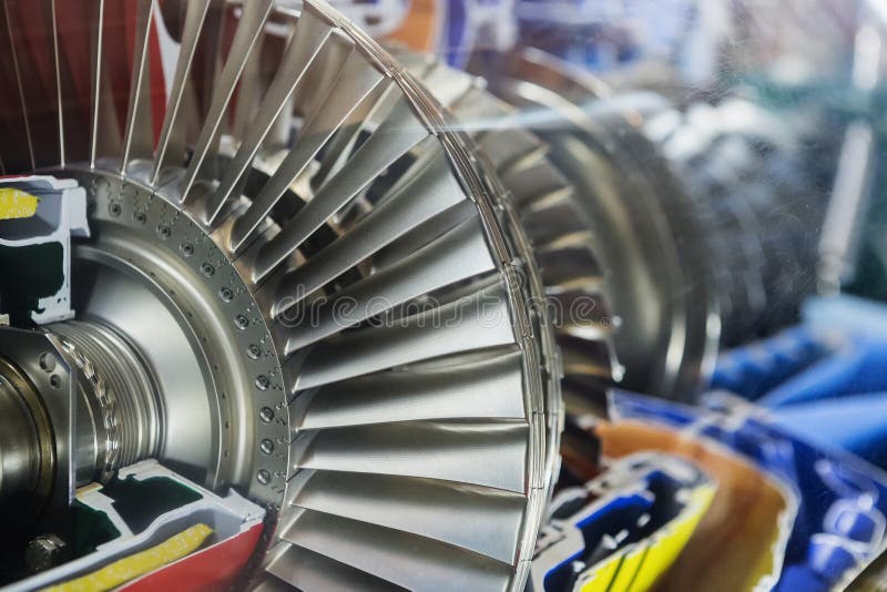 Turbine Engine Profile. Aviation Technologies Stock Image - Image of ...