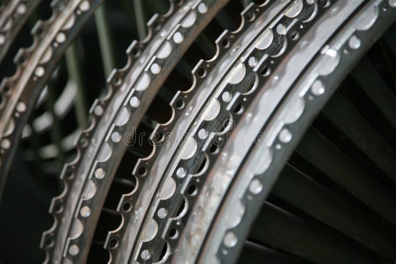 Turbine Engine Profile. Aviation Technologies. Aircraft Jet Stock Photo ...