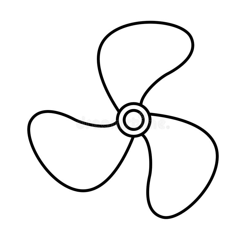 Turbine fan isolated icon stock vector. Illustration of icon - 91301685