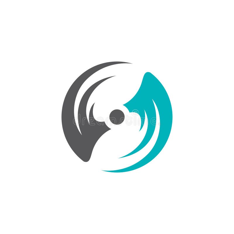 Turbine Logo Designs, Wind Power Energy Logo Stock Vector ...