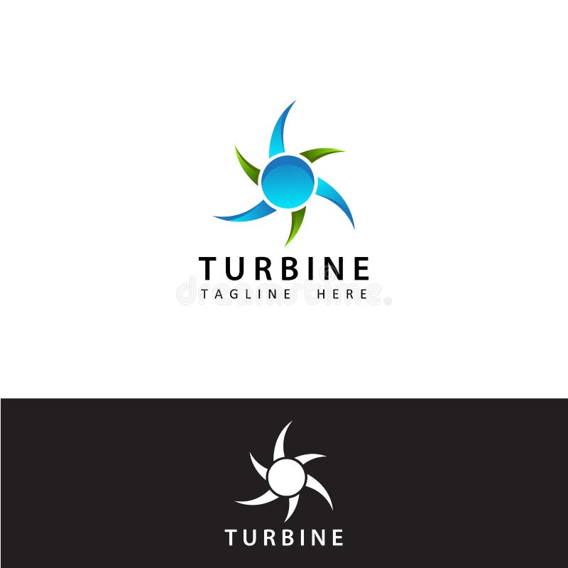 Turbine Logo Template Design Vector Stock Vector - Illustration of ...