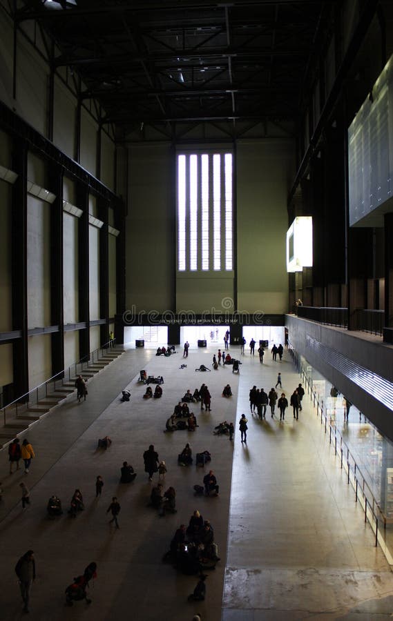 Tate Modern Art Gallery Windows Stock Photo - Image of windows, indoor ...