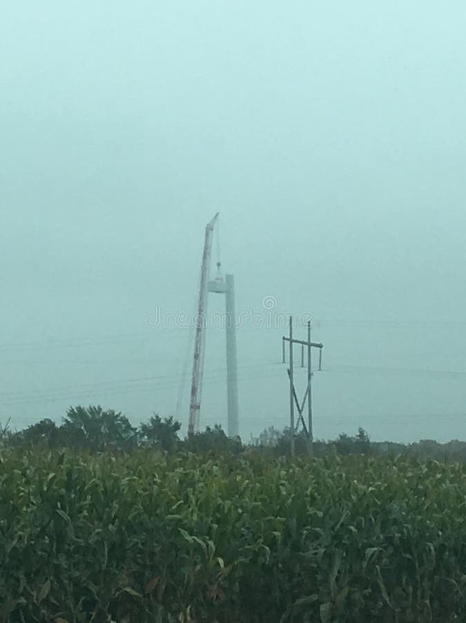 Construction stock photo. Image of turbine, field, construction - 108915572