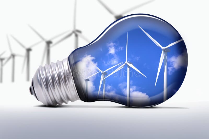 Turbines lamp stock photo. Image of generate, alternative - 6974728
