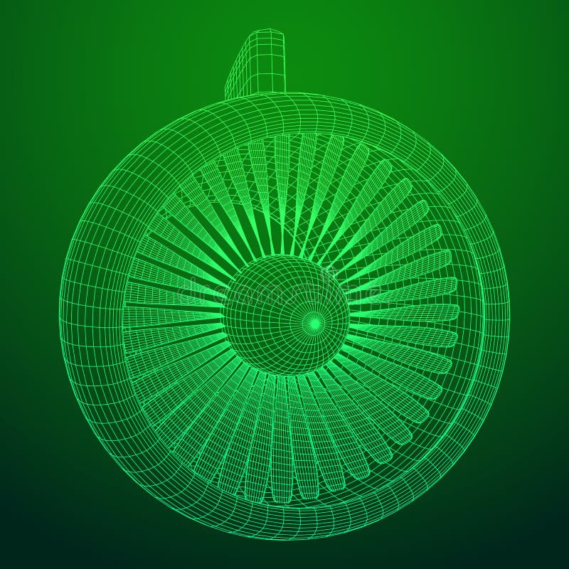 Turbo jet engine vector stock vector. Illustration of propulsion ...