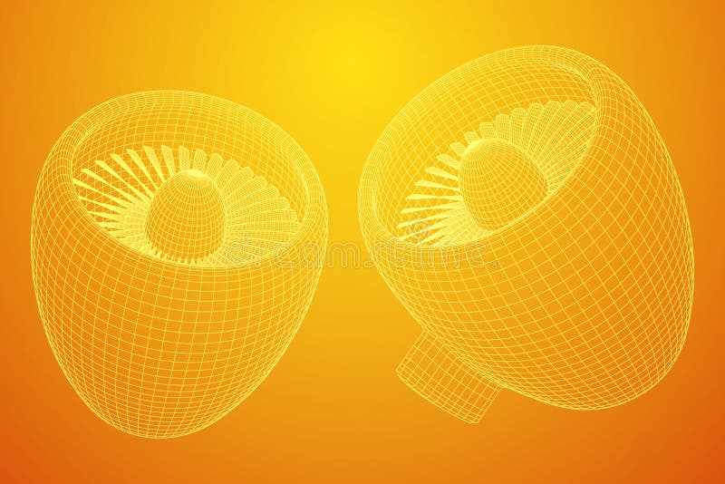 Turbo jet engine vector stock vector. Illustration of motor - 118256574