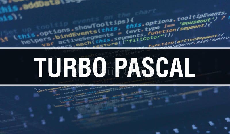 Turbo Pascal Con Texto De Código Java Digital Concepto Vectorial De Codificación De Software ...