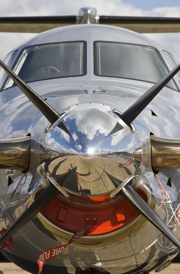 Turbo prop stock image. Image of spinner, plane, turbo - 17656791