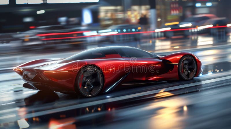 Turbo Speed Motion Effect with Bright Neon Streaks and Dynamic Energy ...