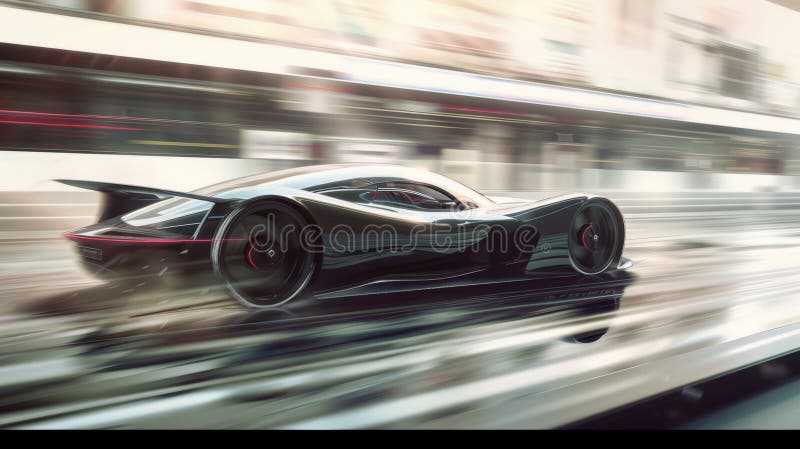 Turbo Speed Motion Effect with Bright Neon Streaks and Dynamic Energy ...